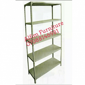 Bolted Steel Rack - Angle Iron 5-Step Shelf | Storage & Display | CLICK ...