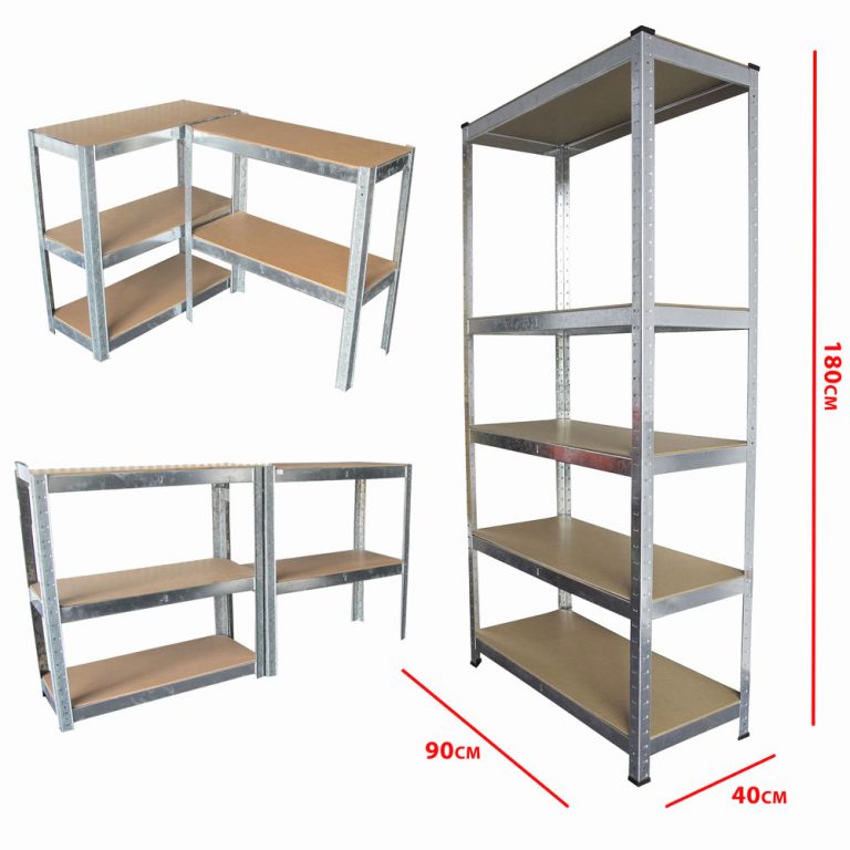 3 Step Steel Shelving Rack - Adjustable | Boltless Multi-purpose Storage